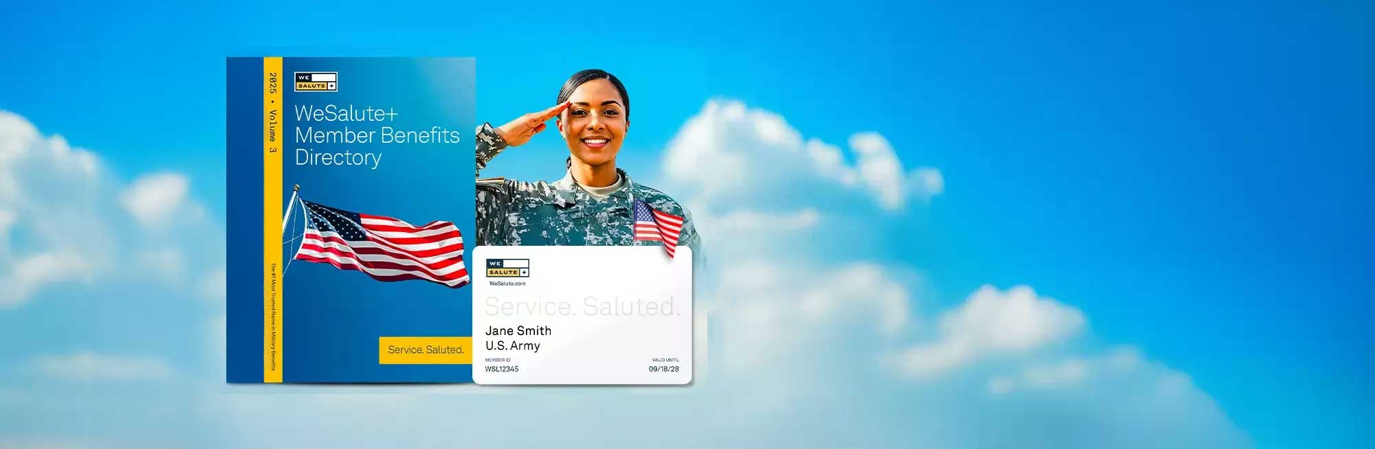 WeSalute+ ID Card with FREE WeSalute+ Membership Benefits | WeSalute